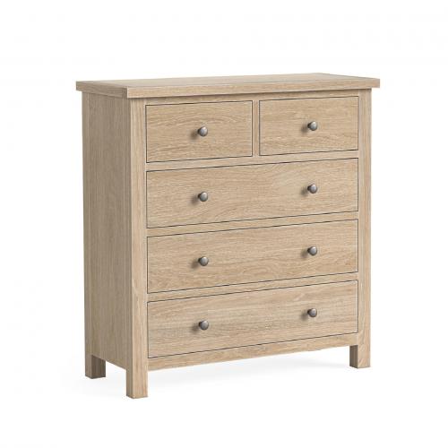 Meadow Brook Oak 2 Over 3 Chest of Drawers